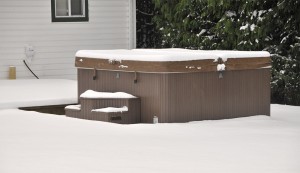 Maintaining Your Hot Tub Cover Through the Winter - Oakville Home Leisure